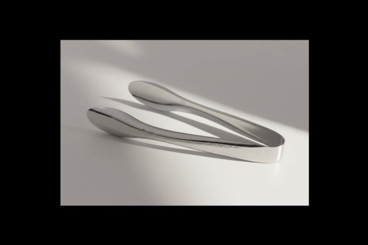 Cuisinox Hand-Hammered Serving Tongs